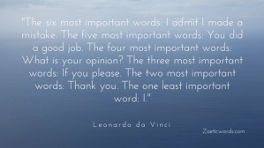Important Words – Zoetic Words